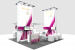Custom Trade Show Displays | Solar Exhibit A 20'x20' Base Package